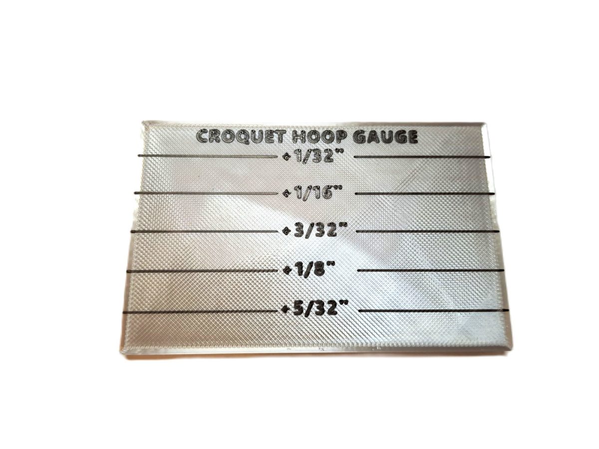 Standard Hoop Setting Gauge - Brookwood Croquet - Games and Products