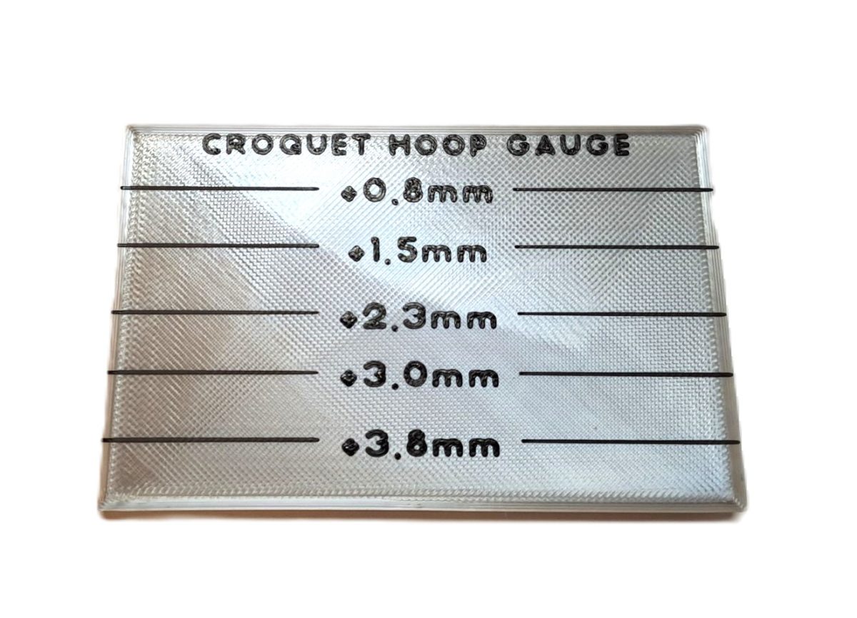 Standard Hoop Setting Gauge - Brookwood Croquet - Games and Products
